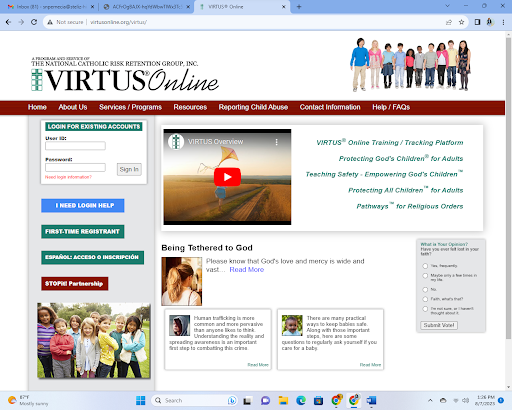 Safe Environment-VIRTUS | St. Elizabeth Catholic School